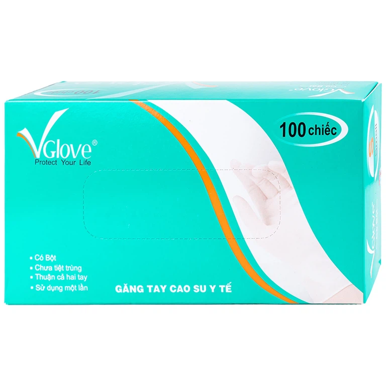 Găng tay y tế có bột VGlove size S 5.0